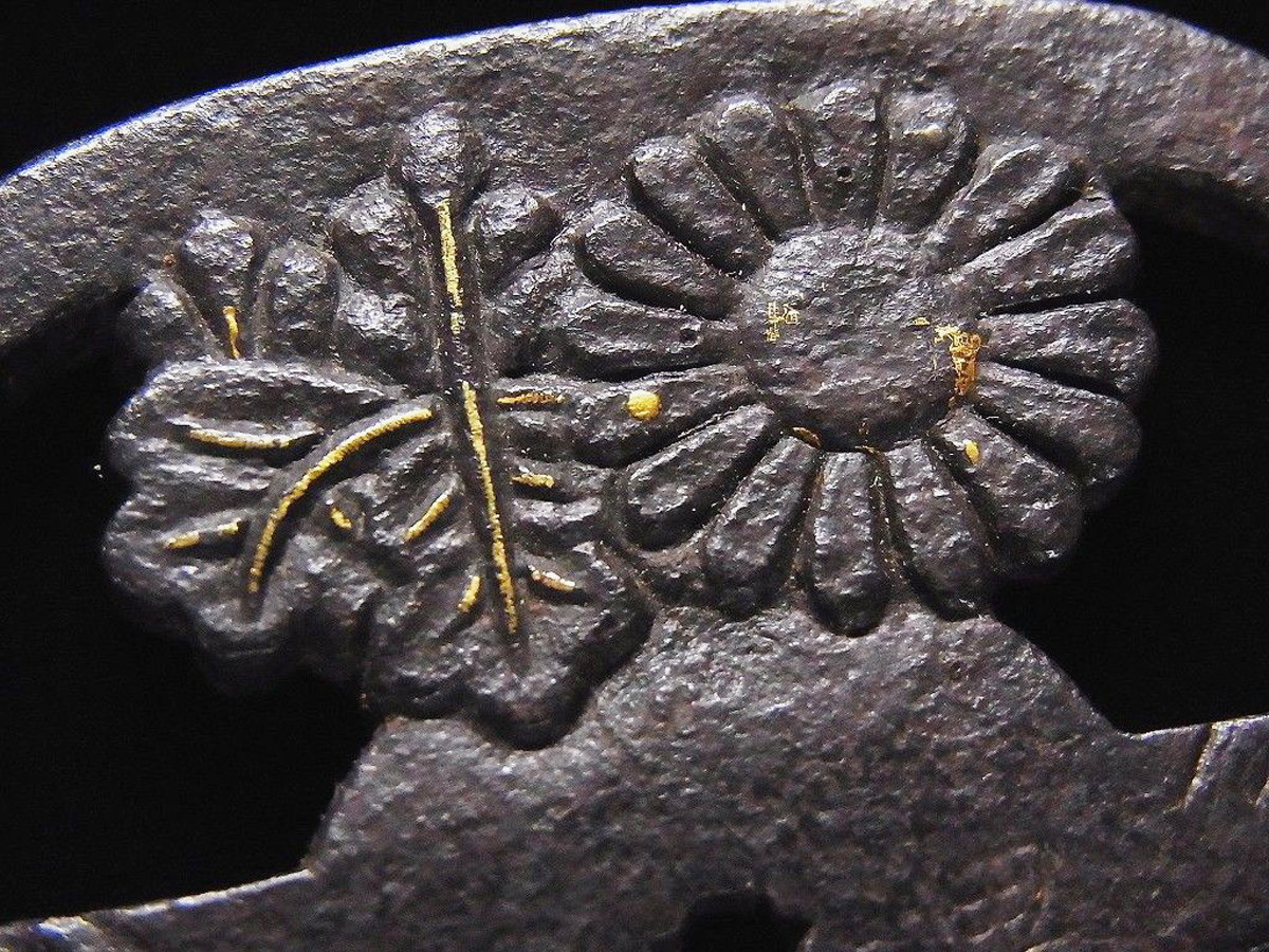 Tsuba Christian hiden Kakure Kirishitan Japanese Edo for sale japonesa ...