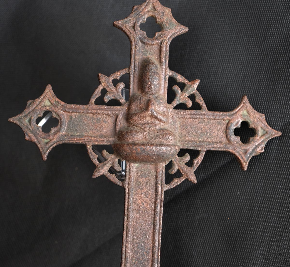 Kakure Kirishitan Japanese Hidden Christian great size cross Buddhist ...