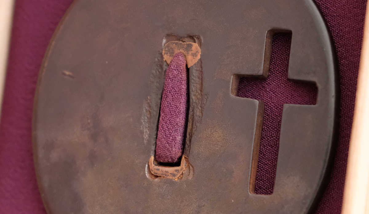 Japanese Christian Kirishitan Tsuba cross for sale japonesa cristiana ...