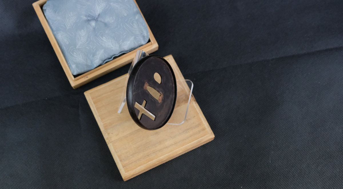 Antique Japanese Kirishitan Christian Katana Tsuba for sale japonesa ...