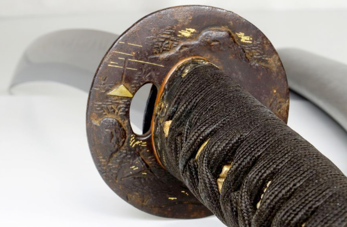 Very rare and great quality Koto period blade Kanmuri-otoshi Katana ...