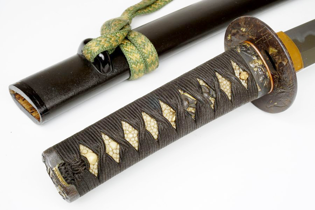 Very rare and great quality Koto period blade Kanmuri-otoshi Katana ...