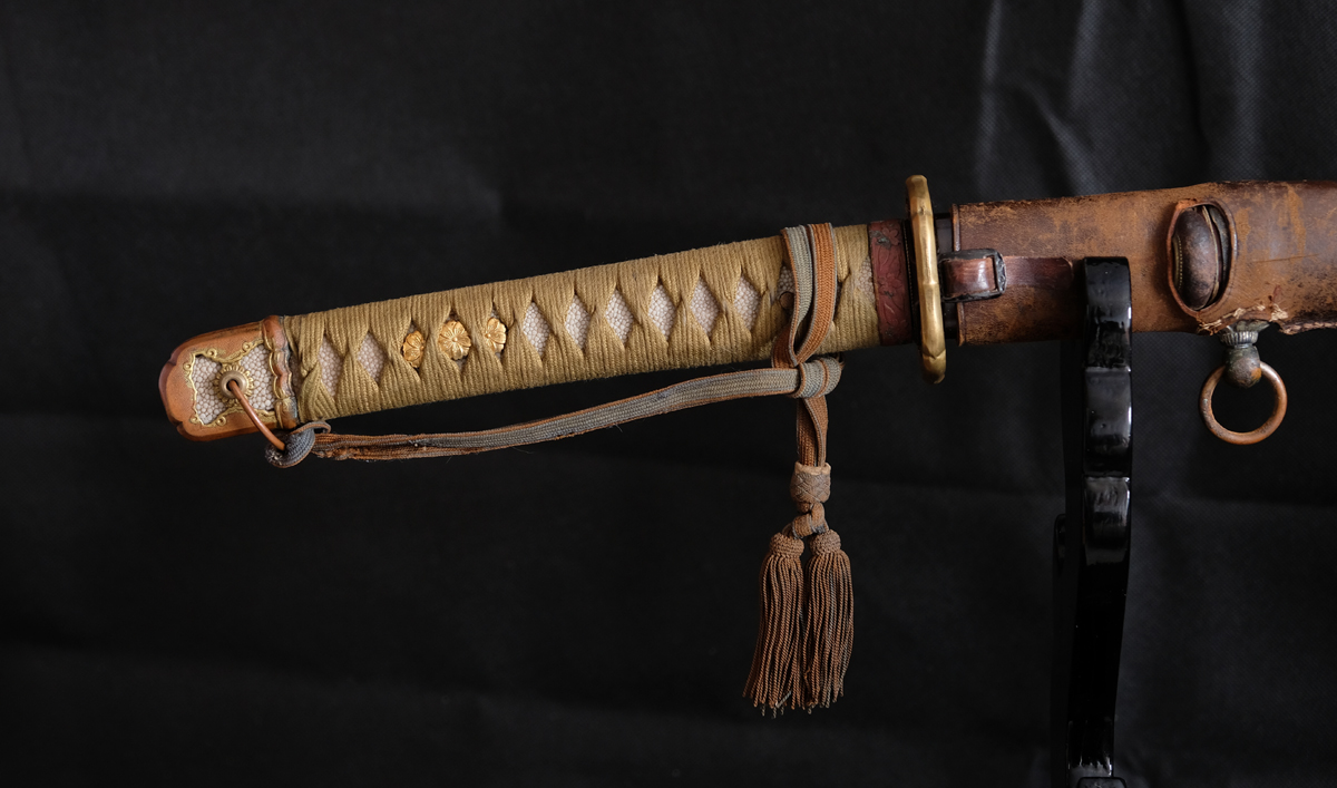 Original WW2 Gunto. Traditional Japanese Japonesa forged blade Katana ...