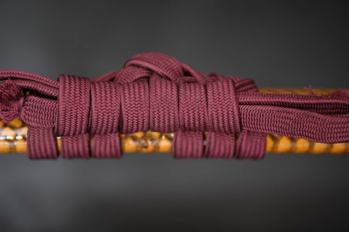 Antique Japanese Nagamaki high grade sanake Hokkaido snake skin Koshirae